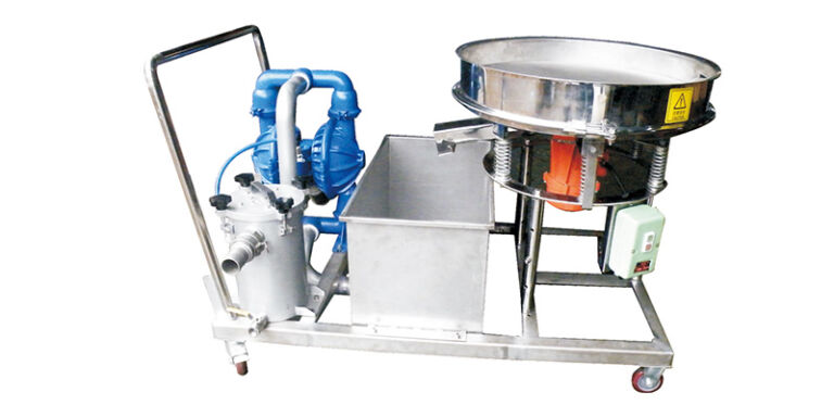 Glaze trolley with magnetic seperator - SUNVIN ceramic